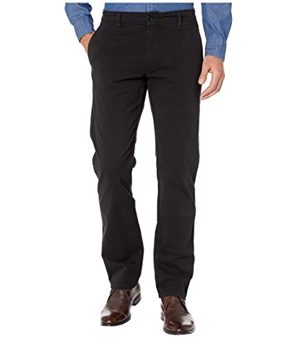 Dockers Men's Straight Fit Ultimate Chino with Smart 360 Flex (Regular and Big & Tall), Black, 38W x 30L