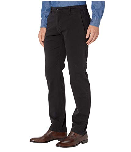 Dockers Men's Straight Fit Ultimate Chino with Smart 360 Flex (Regular and Big & Tall), Black, 38W x 30L