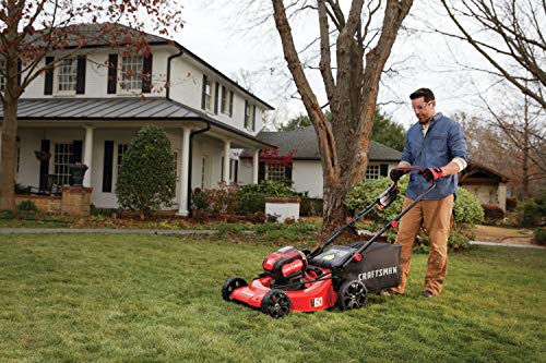 CRAFTSMAN V60* 3-in-1 Cordless Lawn Mower, 21-Inch (CMCMW260P1)