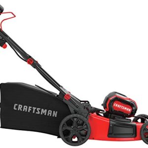 CRAFTSMAN V60* 3-in-1 Cordless Lawn Mower, 21-Inch (CMCMW260P1)