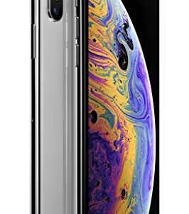 Apple iPhone XS, US Version, 256GB, Silver - Unlocked (Renewed)