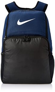 nike brasilia xlarge backpack 9.0, midnight navy/black/white, misc