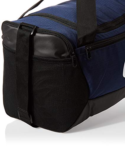 NIKE Brasilia Small Duffel - 9.0, Midnight Navy/Black/White