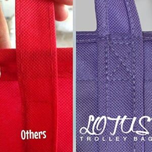 Lotus Trolley Bag -Lrg Club Cart Version-w/LRG COOLER Bag & Egg/Wine holder! Reusable Grocery Cart Bags sized for COSTCO, SAMS, ALDI, HEB & BJ. Eco-friendly 3-Bag Grocery totes