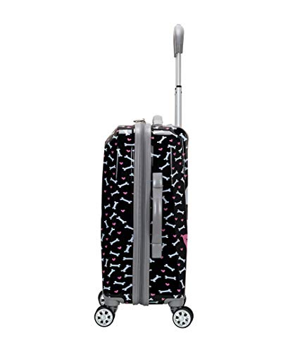 Rockland Vision Hardside Spinner Wheel Luggage, Assorted/Multicolor, Carry-On 20-Inch