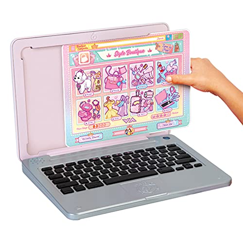 Disney Princess Style Collection Laptop with Phrases, Sound Effects & Music! Girls Toy Pretend Laptop