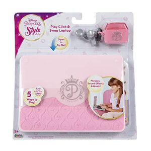 Disney Princess Style Collection Laptop with Phrases, Sound Effects & Music! Girls Toy Pretend Laptop