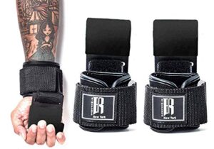 weight lifting hooks heavy duty lifting wrist straps for pull ups deadlift straps for power lifting lifting grips with padded workout straps for weightlifting ideal gym gloves for men and women