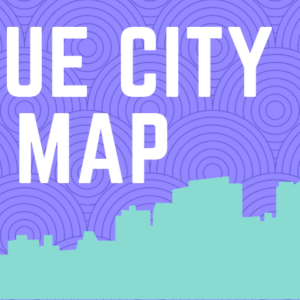 Blue City Map For Minecraft PE