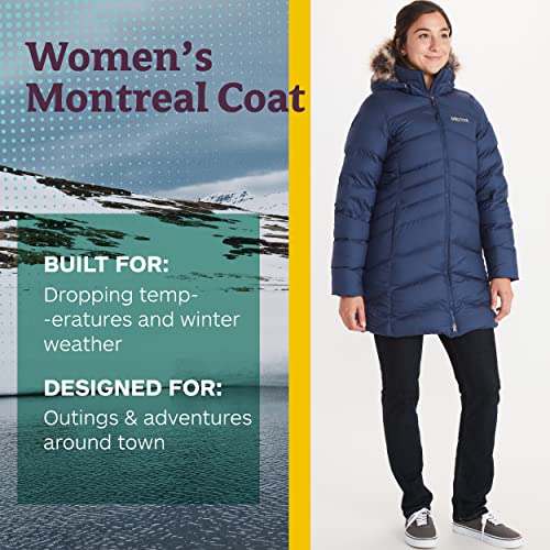 MARMOT Women’s Montreal Puffer Coat | Down-Insulated, Water-Resistant, Crocodile, Large