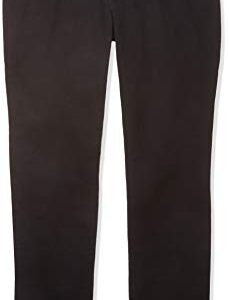 Amazon Essentials Men's Athletic-Fit 5-Pocket Comfort Stretch Chino Pant (Previously Goodthreads), Black, 34W x 33L