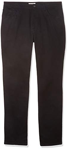 Amazon Essentials Men's Athletic-Fit 5-Pocket Comfort Stretch Chino Pant (Previously Goodthreads), Black, 34W x 33L