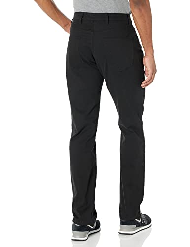 Amazon Essentials Men's Athletic-Fit 5-Pocket Comfort Stretch Chino Pant (Previously Goodthreads), Black, 34W x 33L