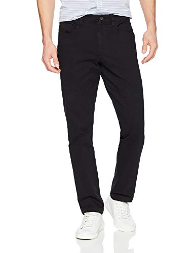 Amazon Essentials Men's Slim-Fit 5-Pocket Comfort Stretch Chino Pant (Previously Goodthreads), Black, 30W x 36L