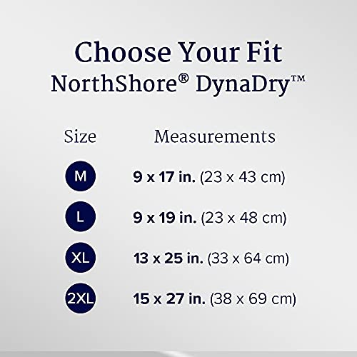 NorthShore DynaDry Supreme Liners, 2X-Large, Pack/28