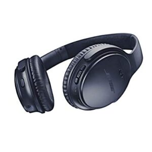 Bose QuietComfort 35 (Series II) Wireless Headphones, Noise Cancelling, with Alexa voice control – Triple Midnight (Renewed)