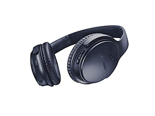 Bose QuietComfort 35 (Series II) Wireless Headphones, Noise Cancelling, with Alexa voice control – Triple Midnight (Renewed)