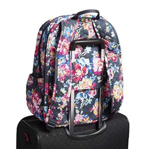 Vera Bradley Women's Cotton Campus Backpack, Pretty Posies, One Size