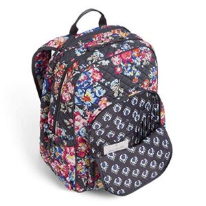 Vera Bradley Women's Cotton Campus Backpack, Pretty Posies, One Size