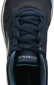 Skechers mens Gowalk 5 Qualify - Athletic Mesh Lace Up Performance Walking Shoe Sneaker, Navy, 11 US