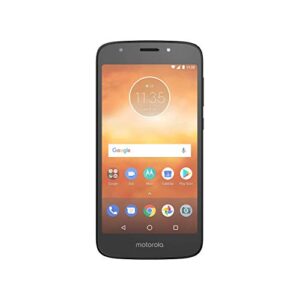 motorola moto e5 play (16gb) 5.2" hd display, 4g lte (gsm) factory unlocked (gsm) smartphone, black (renewed)