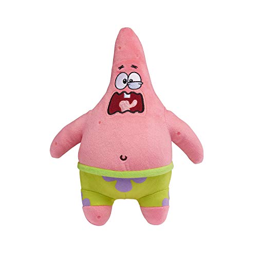 Alpha Group Spongebob Squarepants Officially Licensed Exsqueeze Me Plush - 11” Patrick with Silly Burp Sounds, 11 inches