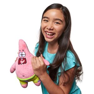 Alpha Group Spongebob Squarepants Officially Licensed Exsqueeze Me Plush - 11” Patrick with Silly Burp Sounds, 11 inches