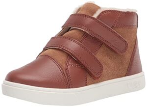 ugg unisex child rennon ii sneaker, chestnut, 11 little kid us