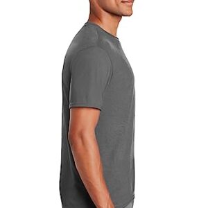 Gildan Men's Moisture Wicking Polyester Performance T-Shirt, 2-Pack, Charcoal, Medium