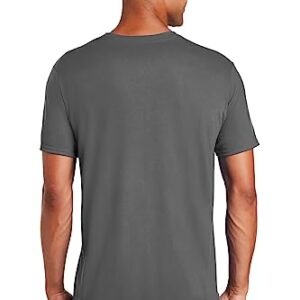 Gildan Men's Moisture Wicking Polyester Performance T-Shirt, 2-Pack, Charcoal, Medium