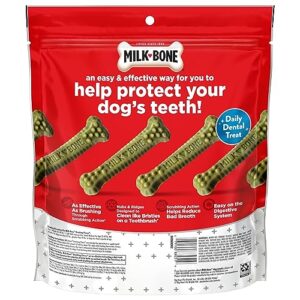 Milk-Bone Fresh Breath Brushing Chews, 25 Small/Medium Daily Dental Dog Treats