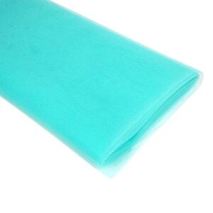 54" by 10 Yards (30 ft) Aqua Fabric Tulle Bolt for Wedding and Decoration (Aqua)