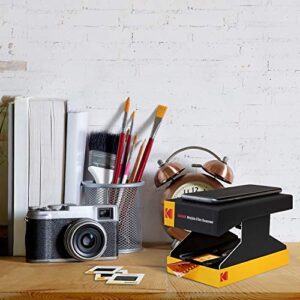 KODAK Mobile Film Scanner - Fun Novelty Scanner Lets You Scan and Play with Old 35mm Films & Slides Using Your Smartphone Camera - Cardboard Platform & Eco-Friendly Toy LED Backlight