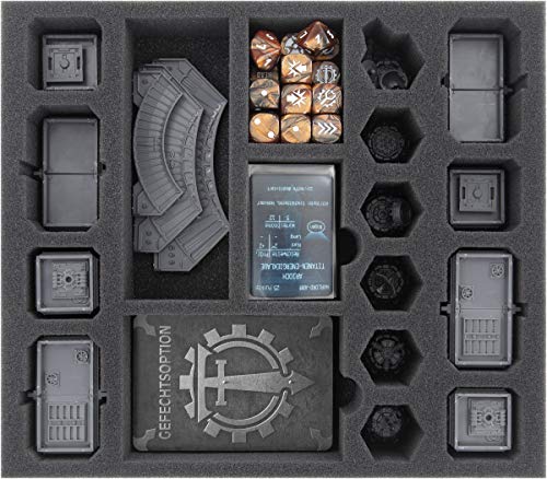 Feldherr Foam Tray Set Compatible with Adeptus Titanicus: Grand Master Edition Board Game Box