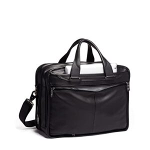 Tumi Briefcase, Official Genuine Alpha Expandable Organizer Laptop Brief, Black