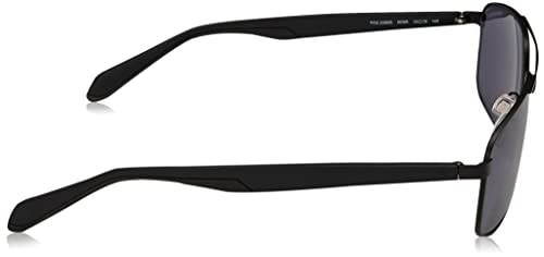 Fossil Men's Male Sunglass Style FOS 2088/S Rectangular, Matte Black, 59mm, 19mm