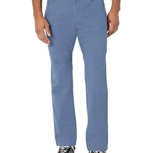 Amazon Essentials Men's Straight-Fit 5-Pocket Comfort Stretch Chino Pant (Previously Goodthreads), Denim, 42W x 36L