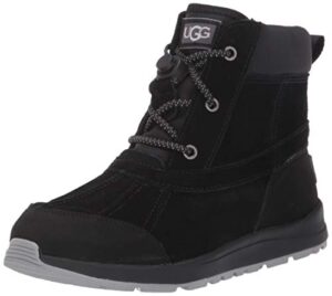 ugg unisex child turlock wp boot, black, 1 little kid us