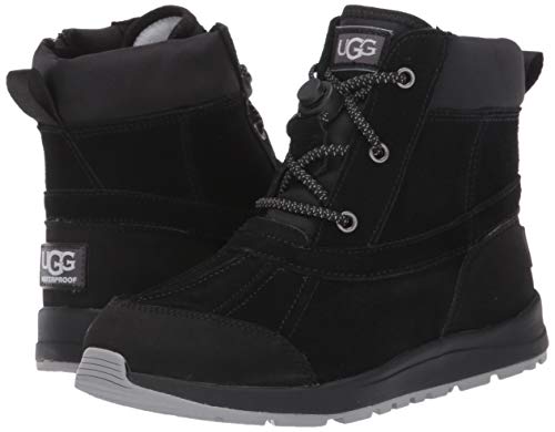 UGG unisex child Turlock Wp Boot, Black, 1 Little Kid US