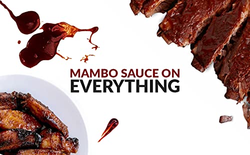 Capital City Mambo Sauce - Sweet Hot Recipe | Washington DC Wing Sauces | Perfect Condiment Topping for Wings, Chicken, Pork, Beef, Seafood, Burgers, Rice or Noodles | 12 oz Bottles (2 Pack)