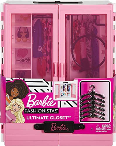 Barbie Fashionistas Ultimate Closet Portable Fashion Toy for 3 to 8 Year Olds