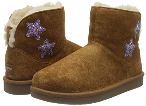 Koolaburra by UGG Unisex-Child Koola Star Mini Fashion Boot, Chestnut, 1 Little Kid