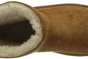 Koolaburra by UGG Unisex-Child Koola Star Mini Fashion Boot, Chestnut, 1 Little Kid