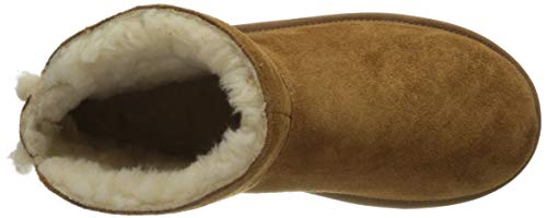 Koolaburra by UGG Unisex-Child Koola Star Mini Fashion Boot, Chestnut, 1 Little Kid