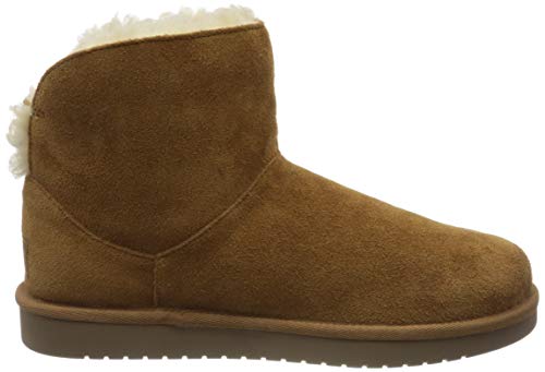 Koolaburra by UGG Unisex-Child Koola Star Mini Fashion Boot, Chestnut, 1 Little Kid