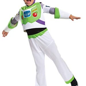 Disguise Buzz Lightyear Classic Toy Story 4 Child Costume, S (4-6) White