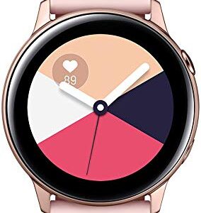 SAMSUNG Galaxy Watch Active (40MM, GPS, Bluetooth) Smart Watch with Fitness Tracking, and Sleep Analysis - Rose Gold (US Version)