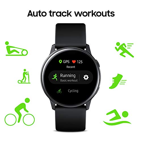 SAMSUNG Galaxy Watch Active (40MM, GPS, Bluetooth) Smart Watch with Fitness Tracking, and Sleep Analysis - Rose Gold (US Version)