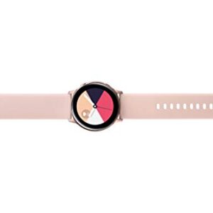 SAMSUNG Galaxy Watch Active (40MM, GPS, Bluetooth) Smart Watch with Fitness Tracking, and Sleep Analysis - Rose Gold (US Version)