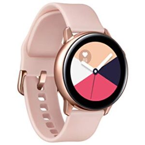 SAMSUNG Galaxy Watch Active (40MM, GPS, Bluetooth) Smart Watch with Fitness Tracking, and Sleep Analysis - Rose Gold (US Version)